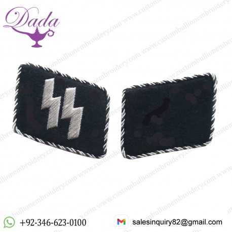 Ss Leibstandarte Collar Tabs Rank Set Collar Tab Pair Insignia Of The