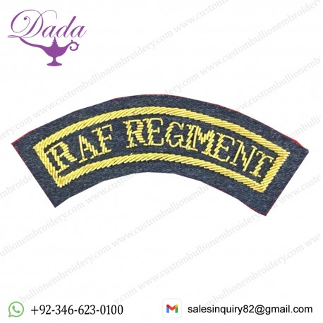 RAF custom embroidered patches Embroidery Badge Pakistan, Personalized