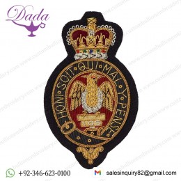 BLUES & ROYALS BLAZER BADGE Bullion Blazer Badges, Military Uniform