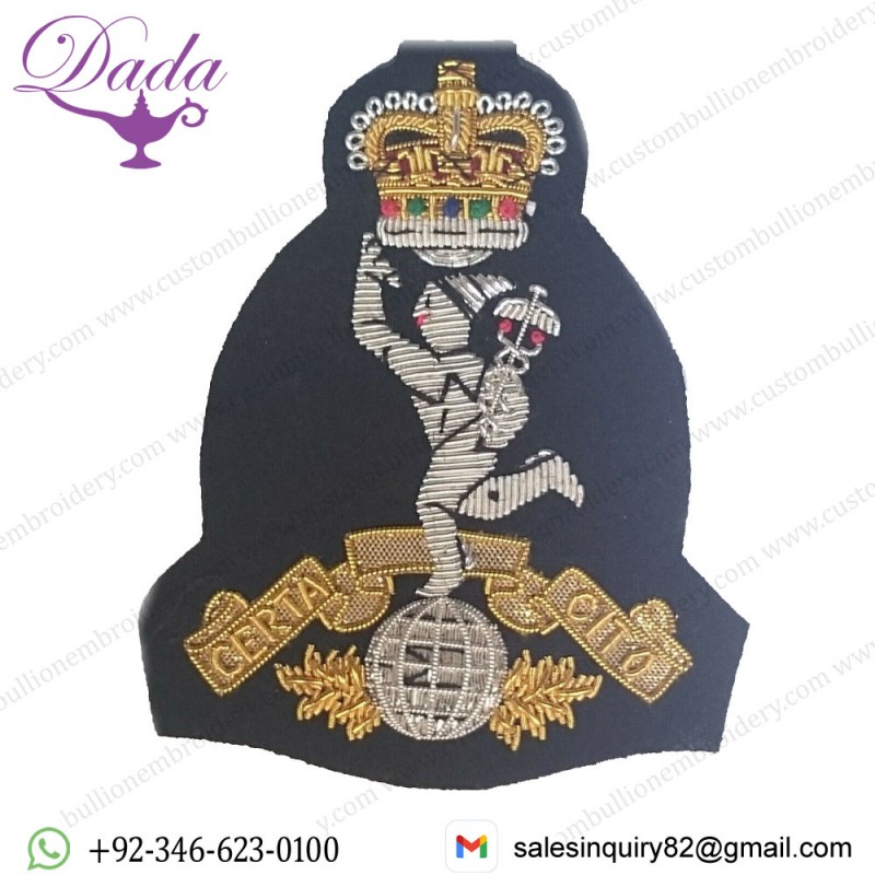 Royal Corps of Signals Military Blazer Badge Wire Bullion Badge
