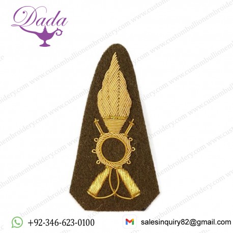 ITALIAN Embroidered Army Infantry Badge for cap Bullion Wire Badge air