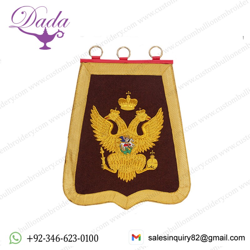 Sabretache of an officer of the Akhtyrsky Hussar mod. 1808 Russia Wire