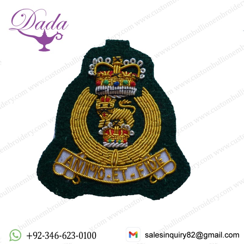 OFFICERS BERET BADGES ADJUTANT GENERALS CORPS COMMANDOS, UNIT ATTACHED