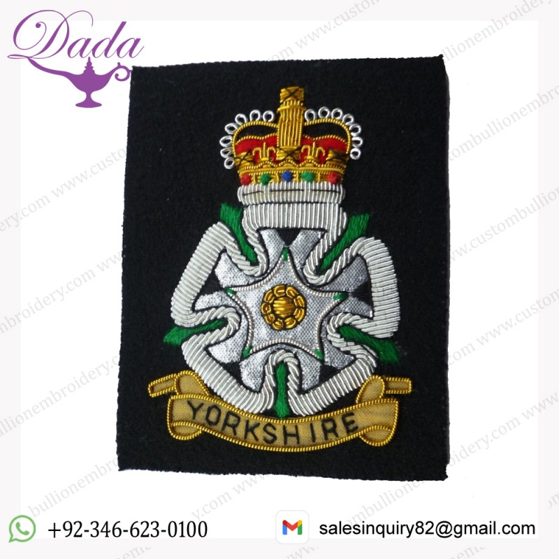 THE YORKSHIRE VOLUNTEERS REGIMENTAL BLAZER British Border Embroidered