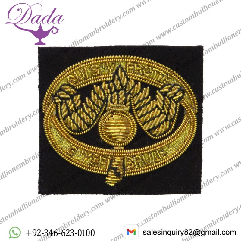 Royal Tank Regiment WOs & SNCOs Mess Dress Armbadge Qui S'y Bullion