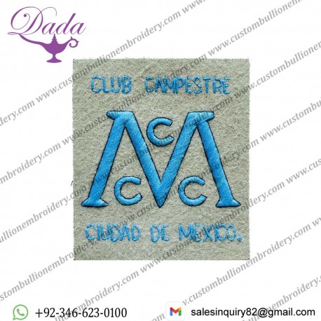 Club Campestre Blazer Badge Regiment Military Hand Embroidery Regiment